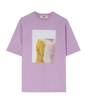 MSGM X Duccio Maria Gambi Photograph-print T-shirt - Pink