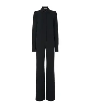 Fendi Silk Cady Jumpsuit - Black