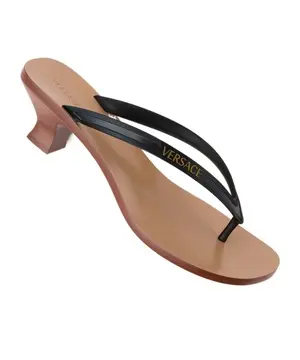 Versace Sophie Rubber Thong Sandals 40mm