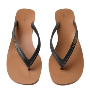 Versace Sophie Rubber Thong Sandals 40mm