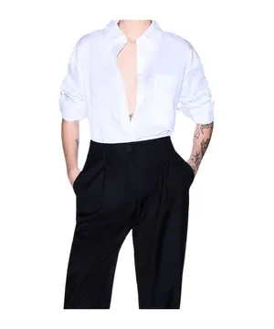 Armani Exchange Regular Fit Shirt In Cotton Jacquard