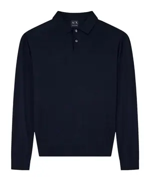 Armani Exchange Regular Fit Knit Polo Shirt