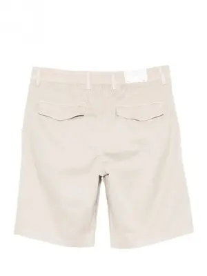 Eleventy Drawstring Pleated-front Shorts