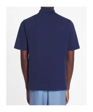 LANVIN Short-sleeve Cotton Polo Shirt
