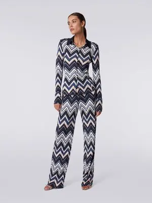 Missoni Zigzag Printed Long Sleeved Shirt