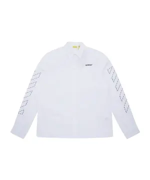 Off-White Long-sleeved Shirt - White