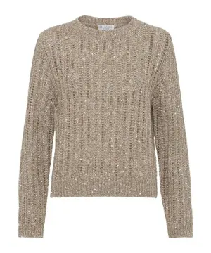 Brunello Cucinelli Long Sleeved Knitted Jumper