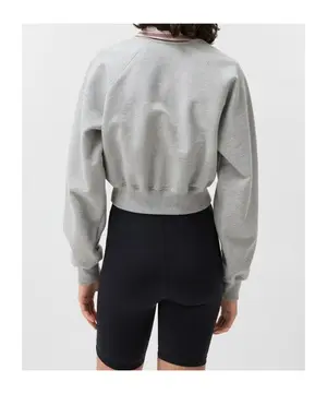 Versace Logo Embroidered Sweatshirt - Grey
