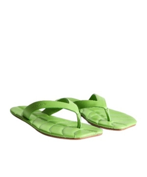 J.W.ANDERSON Leather Leaf Slides