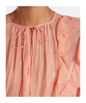 Ulla Johnson Delfina Ruffled Silk Chiffon Blouse