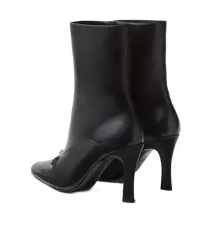 Versace Medusa-plaque Leather Ankle Boots