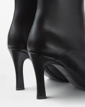 Versace Medusa-plaque Leather Ankle Boots