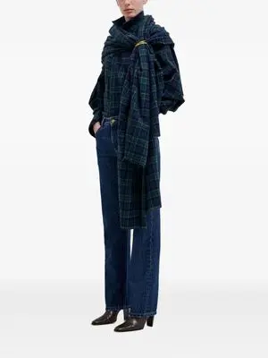 DARKPARK Check-pattern Shirt With Ring Detail