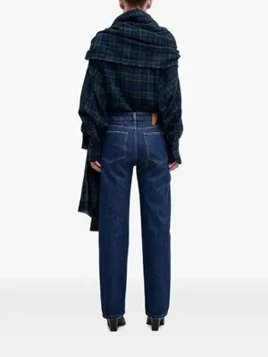 DARKPARK Check-pattern Shirt With Ring Detail