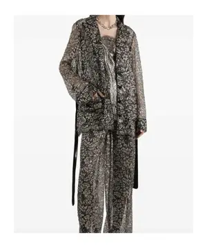 Dolce & Gabbana Lace Floral Long Sleeve Shirt