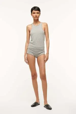 Staud Ayana Ribbed-knit Tank Top