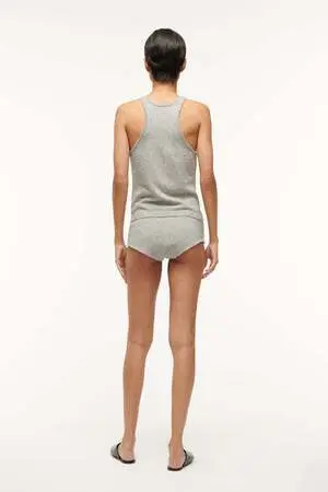 Staud Ayana Ribbed-knit Tank Top