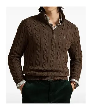 Polo Ralph Lauren Cable-knit Half-zip Sweater