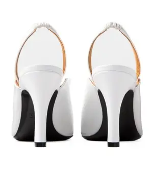 Versace Marisa Patent Slingbacks 90 Mm