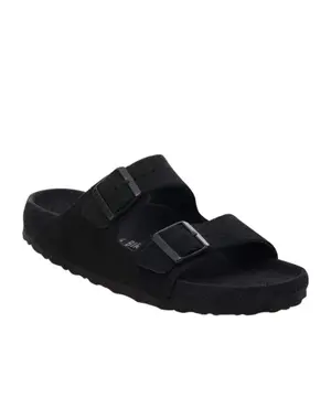 BIRKENSTOCK Arizona Buckled Flat Sandals - Black