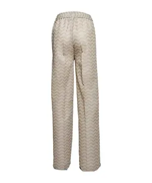 Missoni High-waist Zigzag-woven Trousers