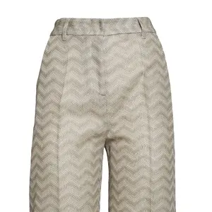 Missoni High-waist Zigzag-woven Trousers