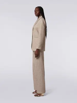 Missoni Zigzag Single-breasted Tailored Blazer