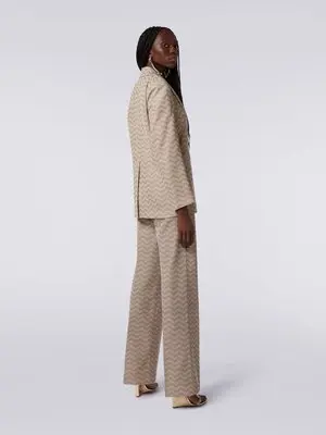 Missoni Zigzag Single-breasted Tailored Blazer