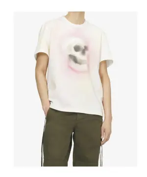 Alexander McQueen Skull-print T-shirt - White