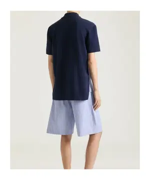 Givenchy Striped Shirt In Cotton With Paris Gros Grain