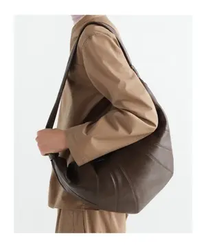 LEMAIRE Large Croissant Leather Shoulder Bag
