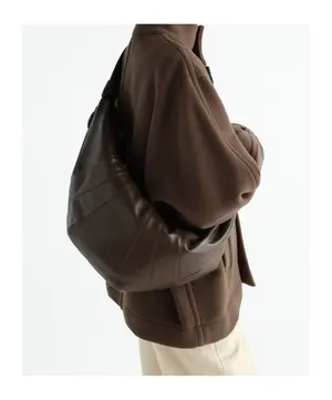 LEMAIRE Large Croissant Leather Shoulder Bag
