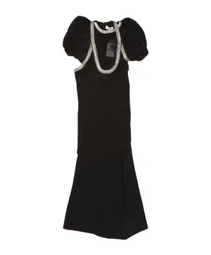 Attico Short-sleeved Dress - Black