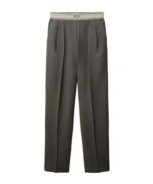 Versace Medusa Waistband Pleated Trousers
