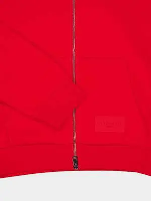 Givenchy And Pink Couture Seam Zip Hooded Sweatshirt
