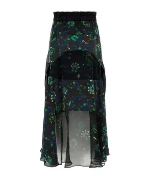 Sacai Printed Skirt