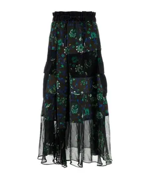 Sacai Printed Skirt