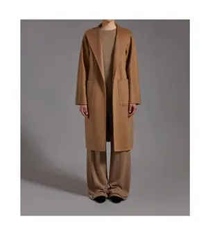 Max Mara Long-sleeved Coat With A Stand-up Collar
