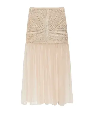 ULLA JOHNSON Ulla Johnson Araminta Crochet Tulle Skirt