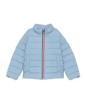 Moncler Long-sleeved Down Jacket - Blue