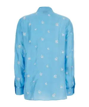 FORTE_FORTE Floral Silk Shirt