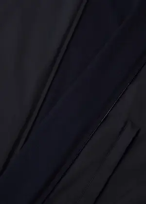 Loro Piana Hooded Zip-up Jacket - Navy Blue