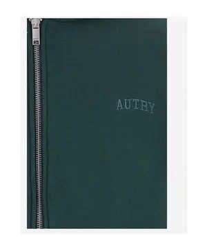 AUTRY Logo-embroidered Zip-up Hoodie