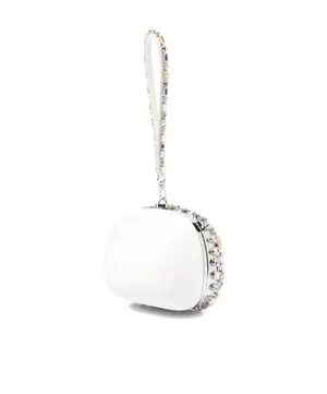 SELF-PORTRAIT Embellished Top Handle Clutch Bag
