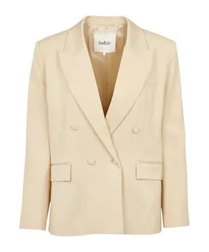 Ba&sh Double-breasted Blazer - Nude