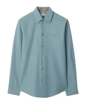 Burberry Slim Fit Cotton Poplin Shirt - Index