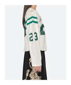 Sea Georgie Embellished T-shirt - Cream