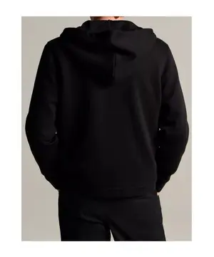 Vince Cotton-blend Scuba Zip-front Hoodie