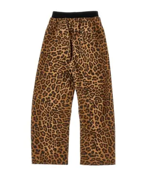 Monnalisa Leopard-print Elasticated-waist Trousers