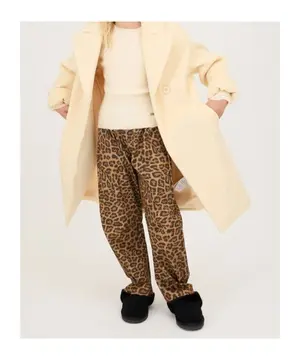 Monnalisa Leopard-print Elasticated-waist Trousers